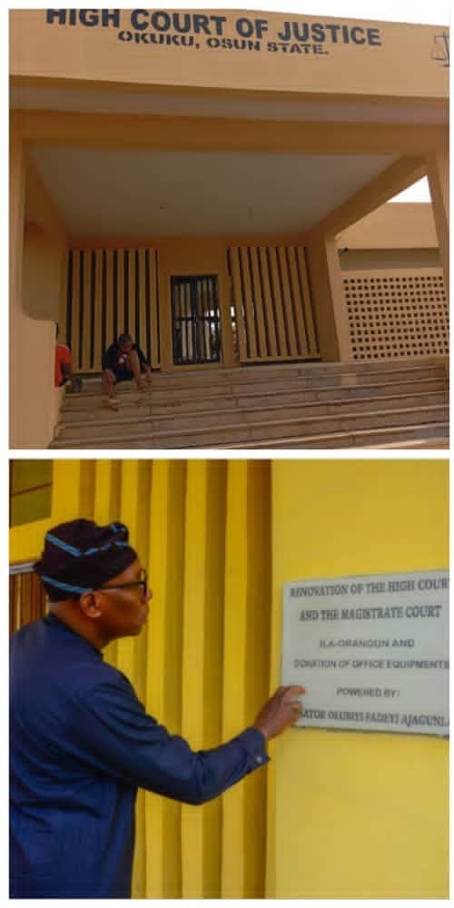 Senator Ajagunnla Renovates High Courts in Osun Central, Boosts Justice ...